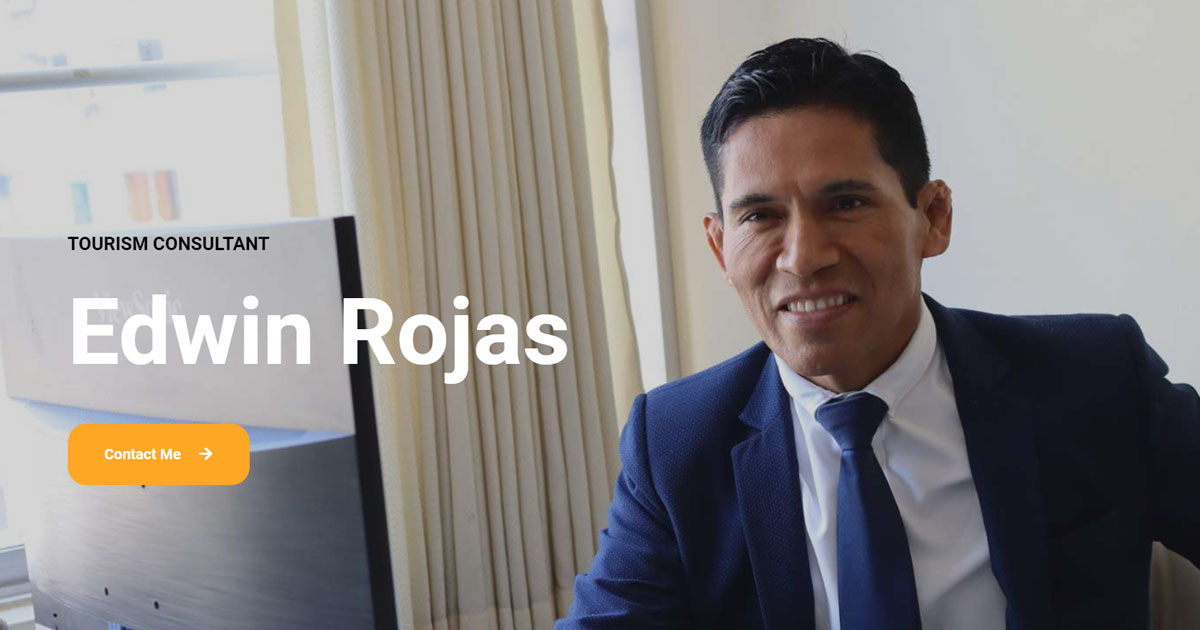 Home - Edwin Rojas | Tourism Consultant